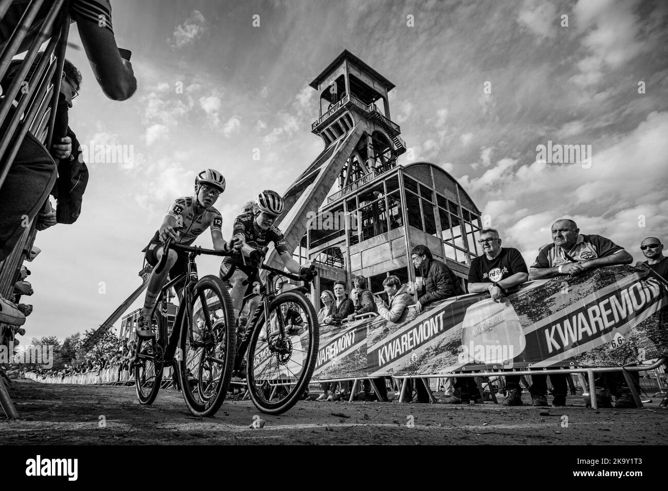 Dutch Fem Van Empel and Dutch Puck Pieterse pictured in action during ...