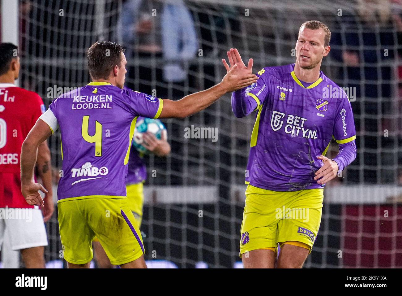 ALKMAAR, NETHERLANDS - OCTOBER 30: Henk Veerman of FC Volendam during ...