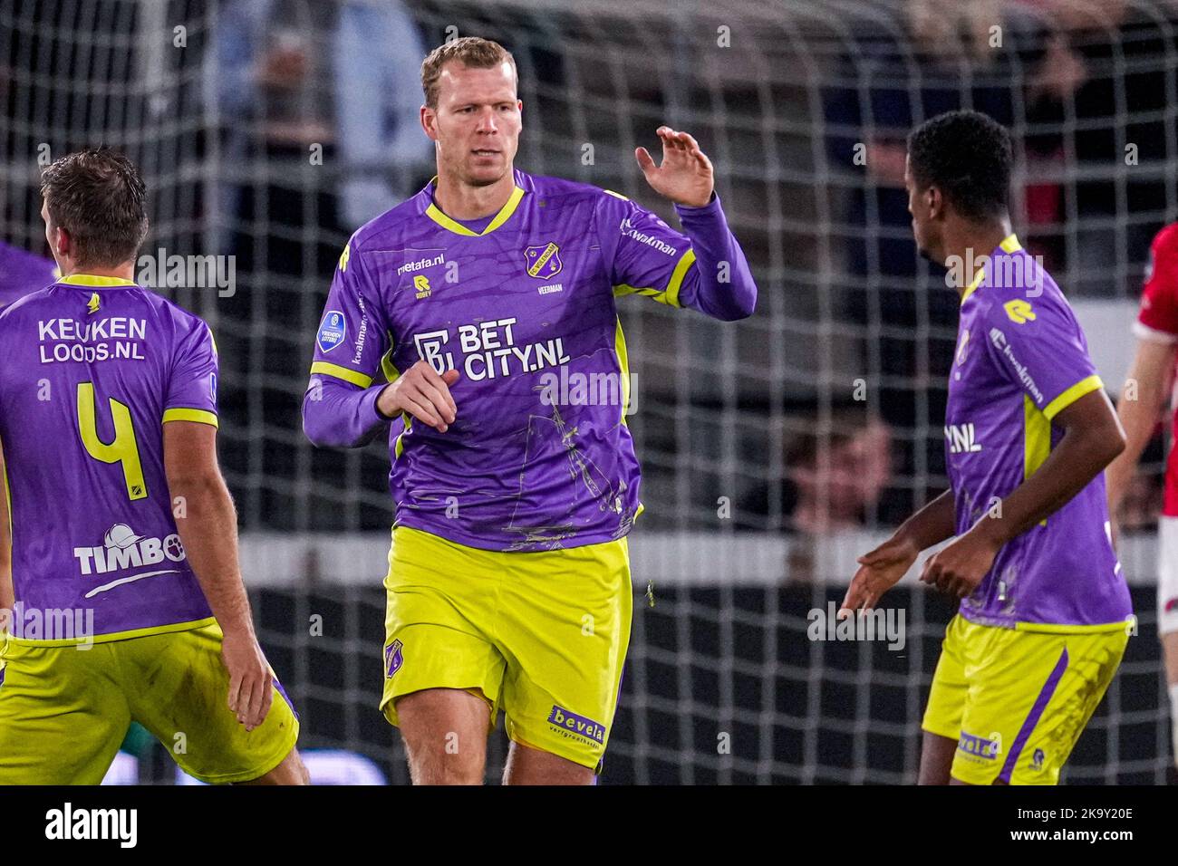 ALKMAAR, NETHERLANDS - OCTOBER 30: Henk Veerman of FC Volendam during ...