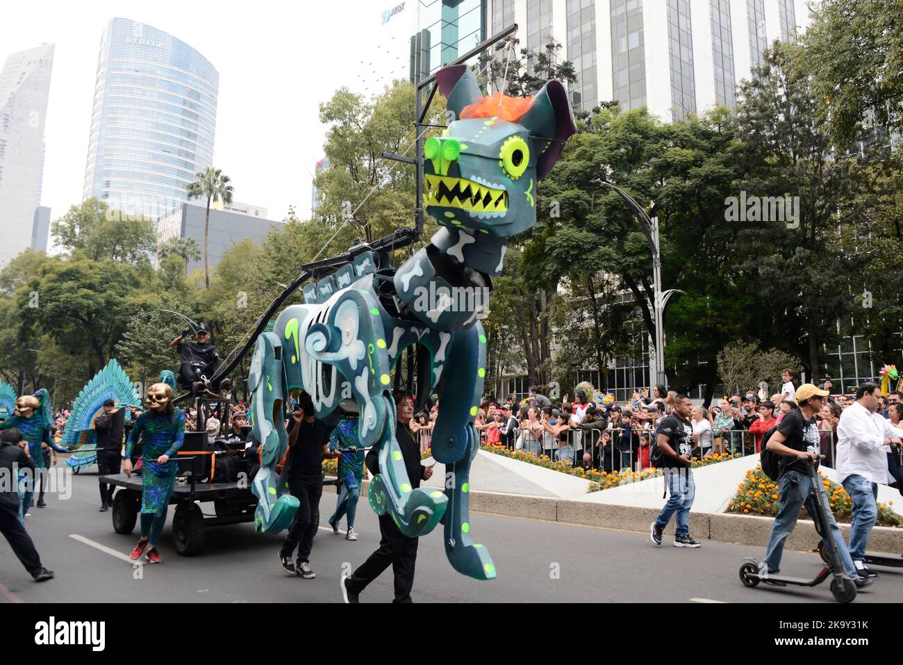 Non Exclusive: October 29, 2022, Mexico City, Mexico: Participants take ...