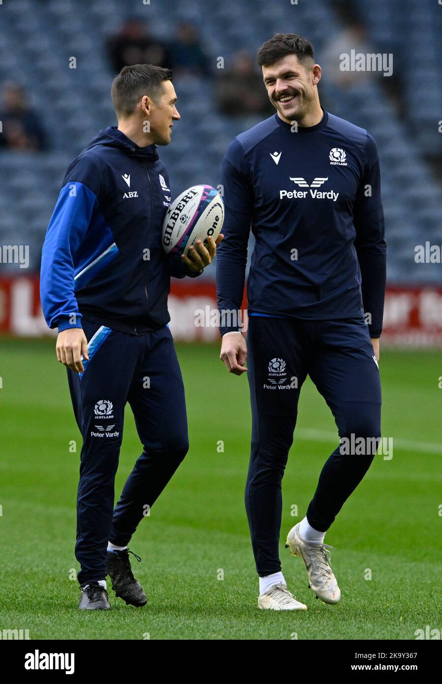 Edinburgh, Scotland, 29th October 2022. Scotland Assistant Coach AB ...