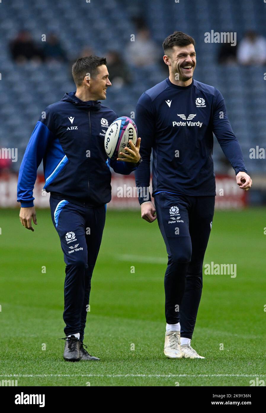 Edinburgh, Scotland, 29th October 2022. Scotland Assistant Coach AB ...