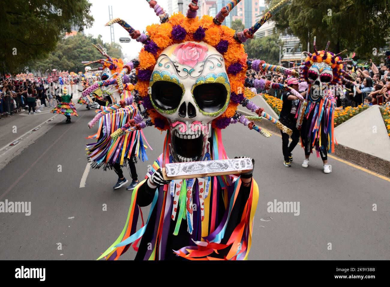 Non Exclusive: October 29, 2022, Mexico City, Mexico: Participants take ...