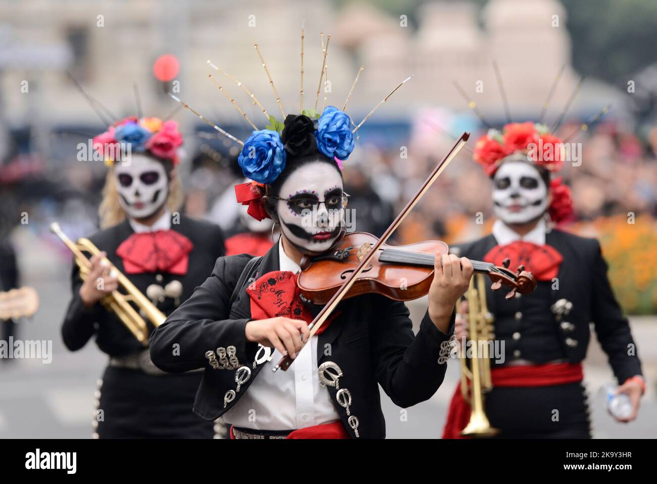 Non Exclusive: October 29, 2022, Mexico City, Mexico: Participants take ...