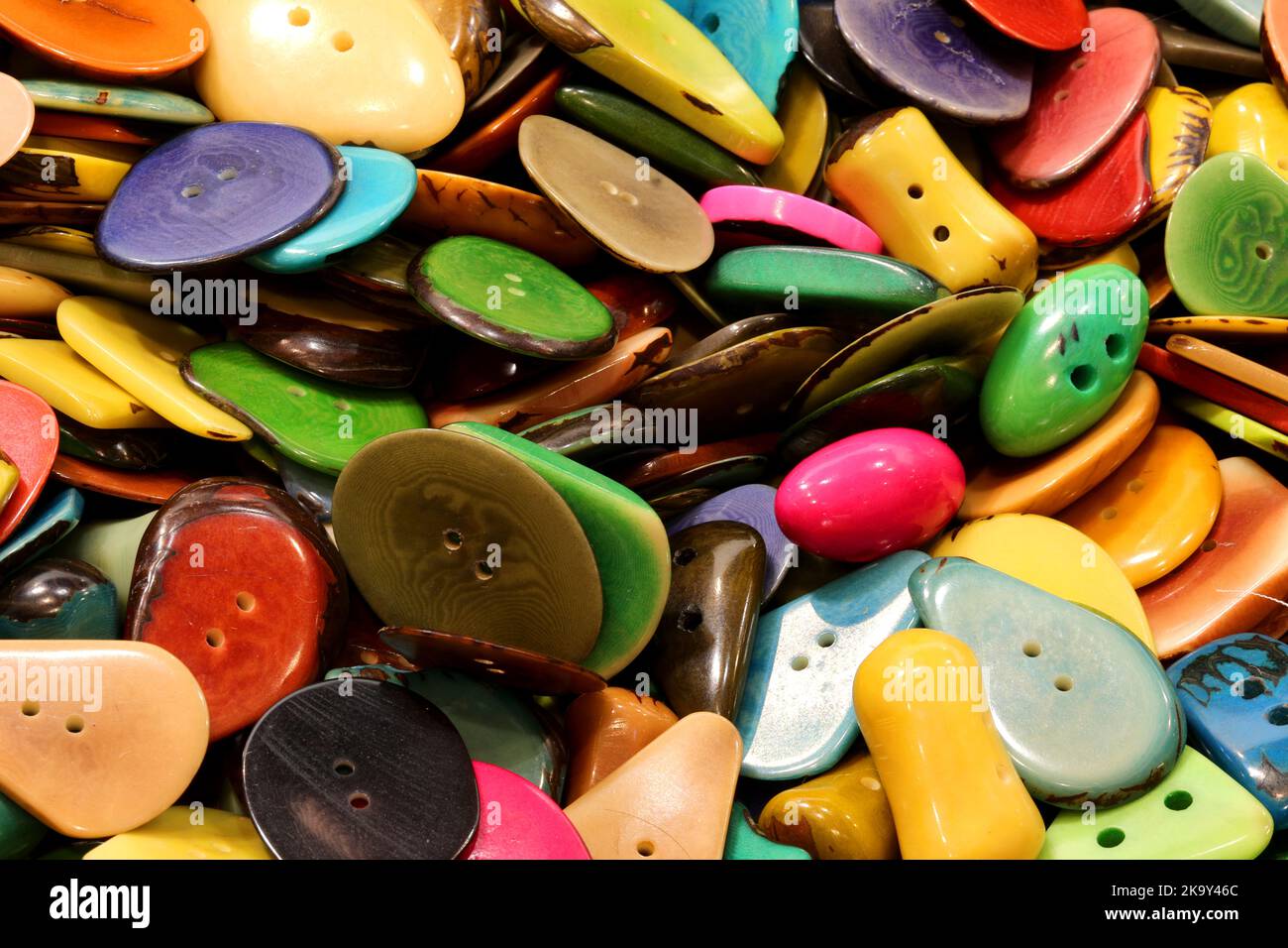 artisanal products created with the tagua nut also called vegetable ...