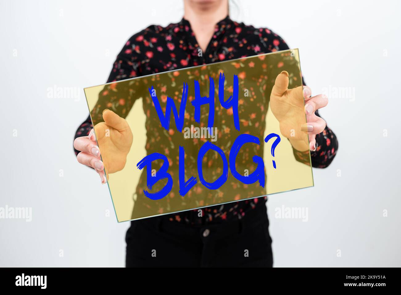 Text Caption Presenting Why Blogquestion Internet Concept Computer