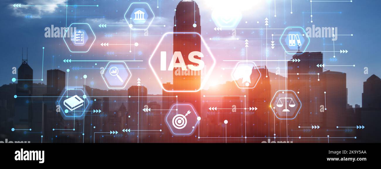 IAS International Accounting Standards. Financial statements on city ...