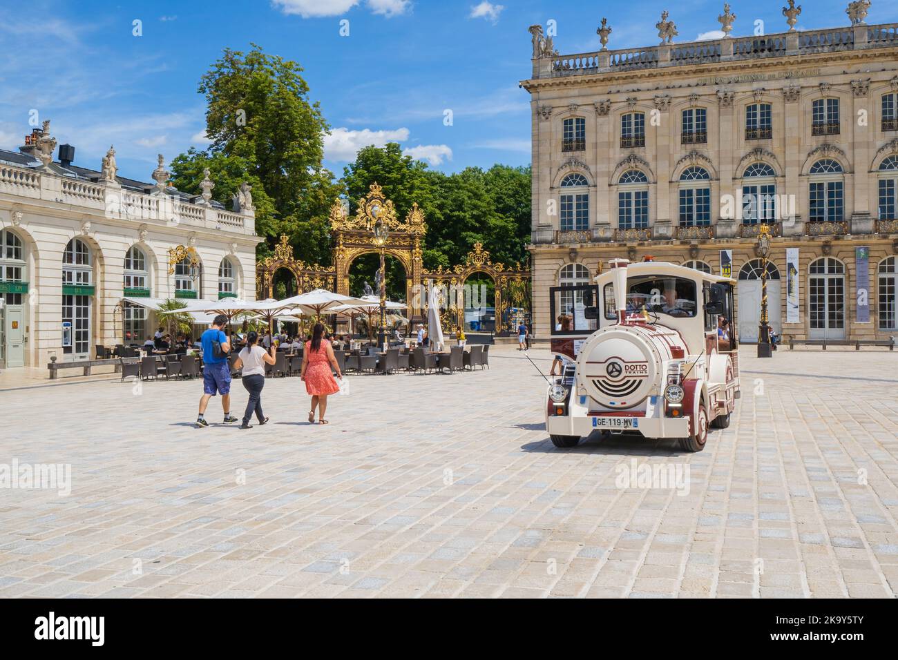 03.07.2022 Nancy, Grand Est, France.The Place Stanislas is a large ...