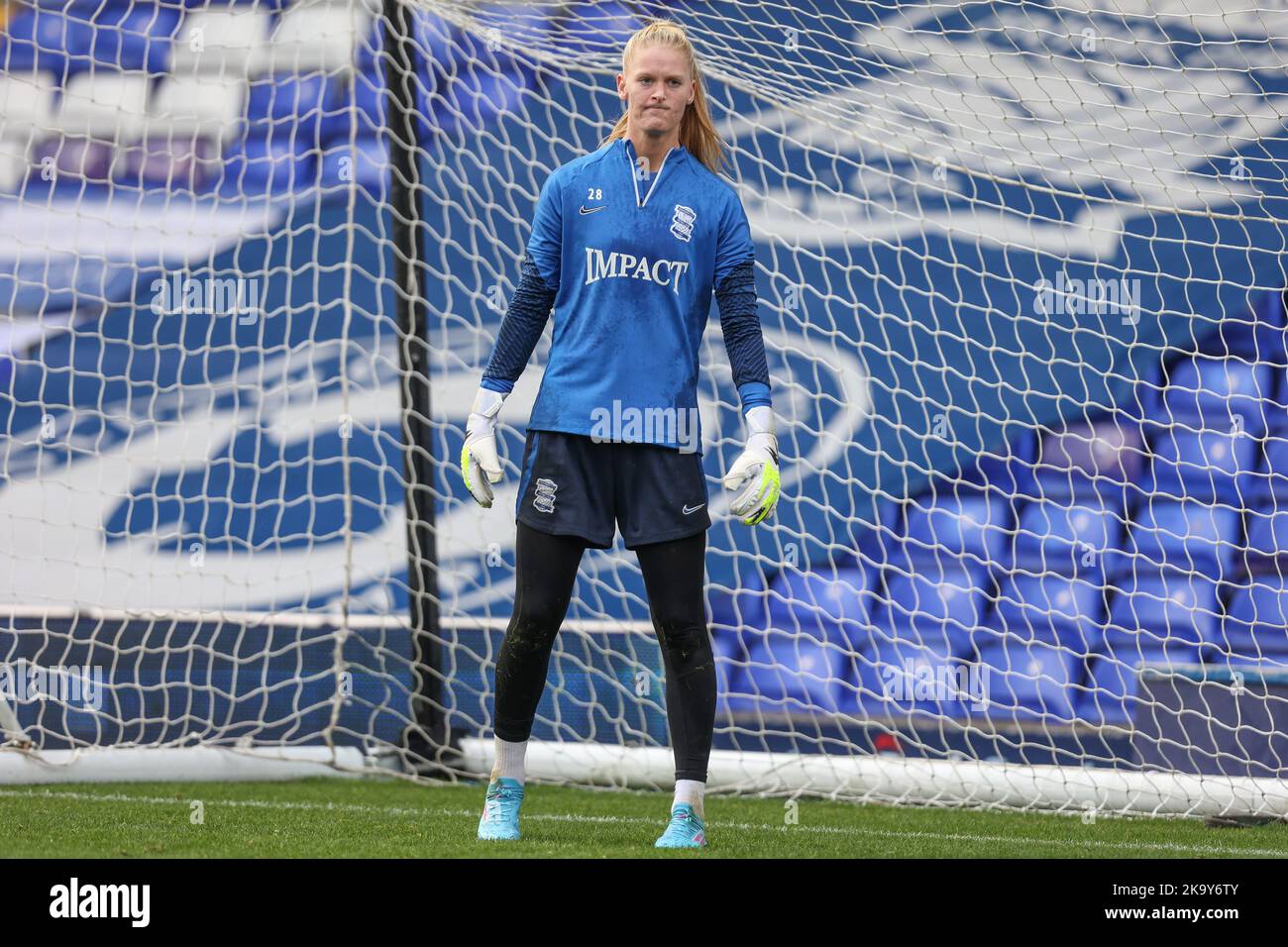 Birmingham, UK. 30th Oct, 2022. Fran Stenson #28 of Birmingham City ...