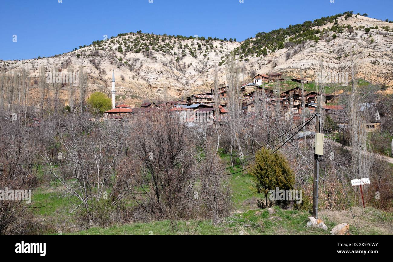 Hirkatepe Village in Ankara is an old Turkish village Stock Photo - Alamy