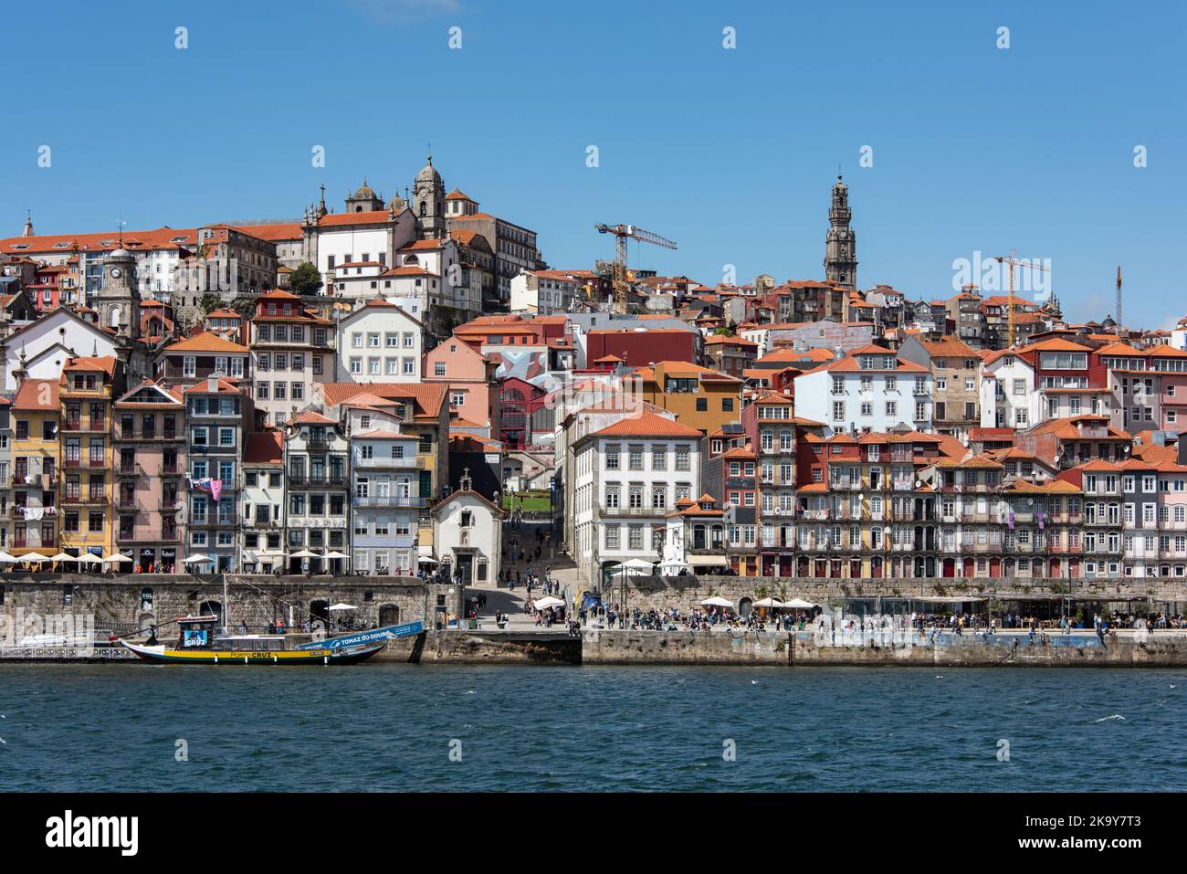 Porto's Perspective, house and bridge Stock Photo - Alamy
