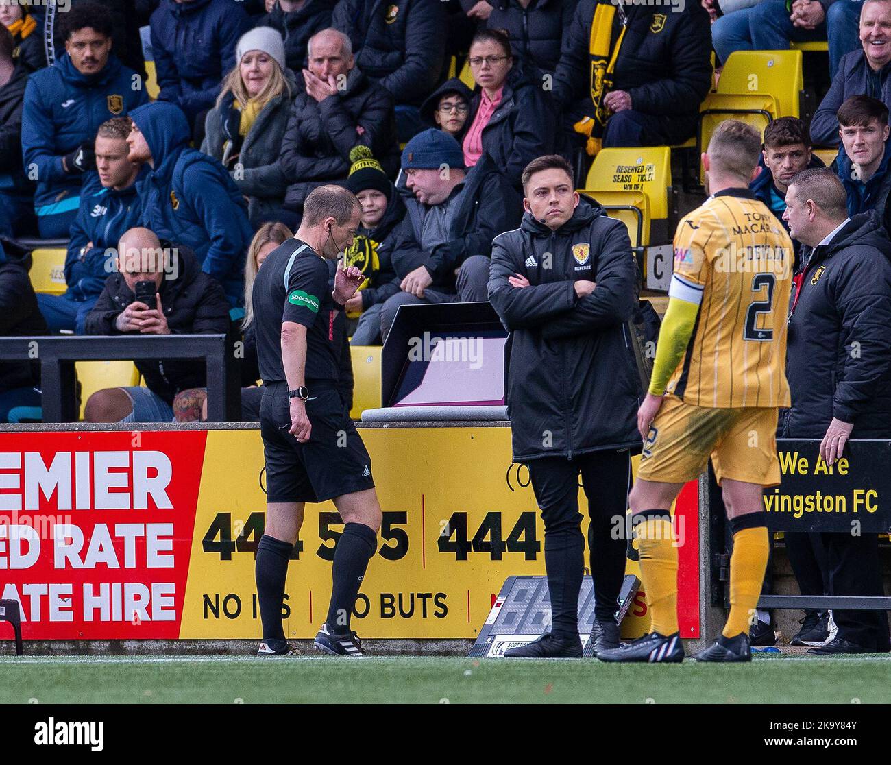 30th October 2022 ; Almondvale Stadium, Livingston, West Lothian ...