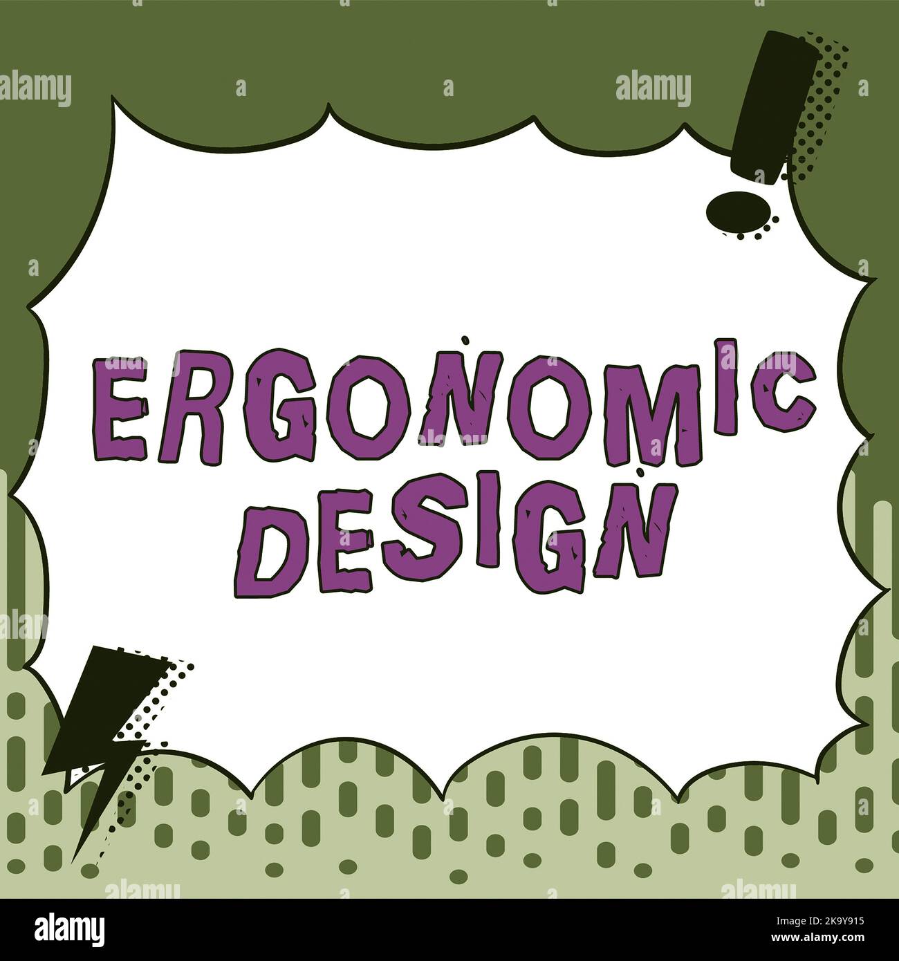 Hand writing sign Ergonomic Design. Word for invaluable tool for ...