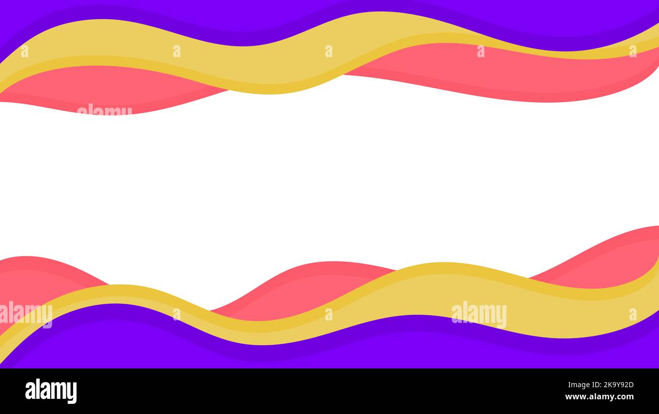 Colorful liquid wave background. Fluid wavy composition wallpaper. Abstract backdrop in yellow ...