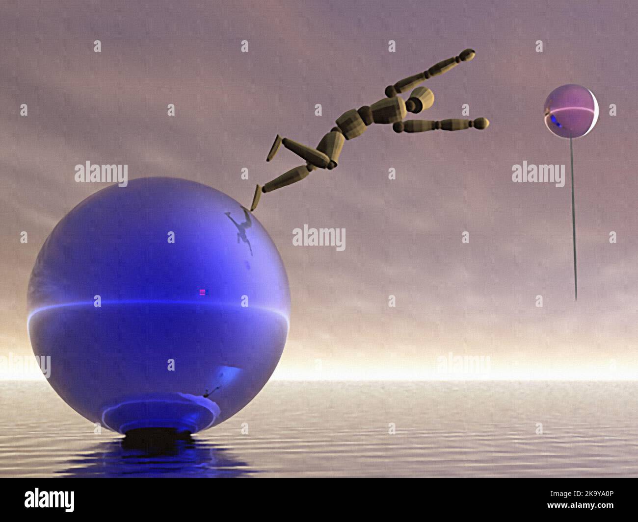 Doll floating in water in hi-res stock photography and images - Alamy