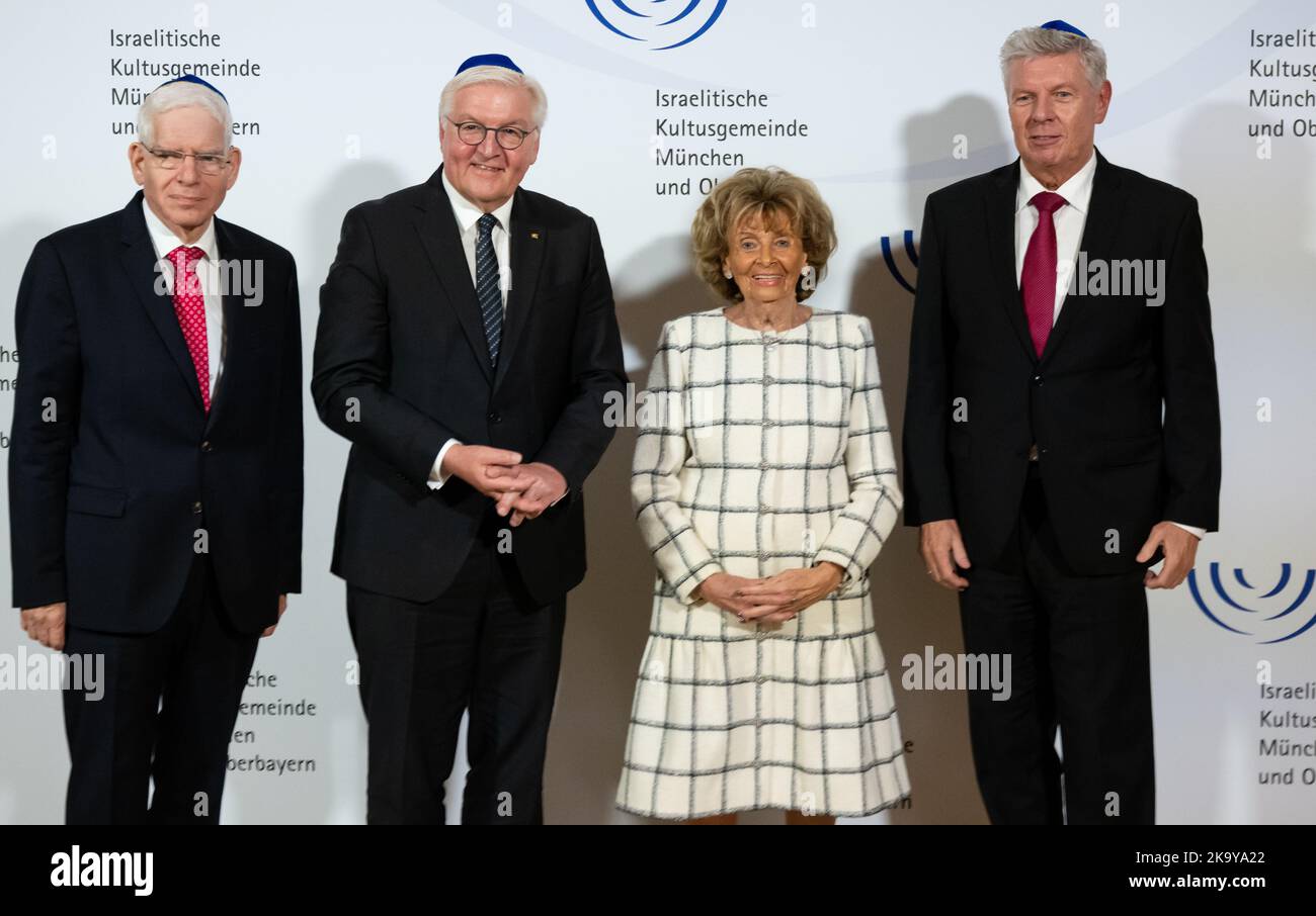 Munich, Germany. 30th Oct, 2022. Josef Schuster (l-r), President of the ...