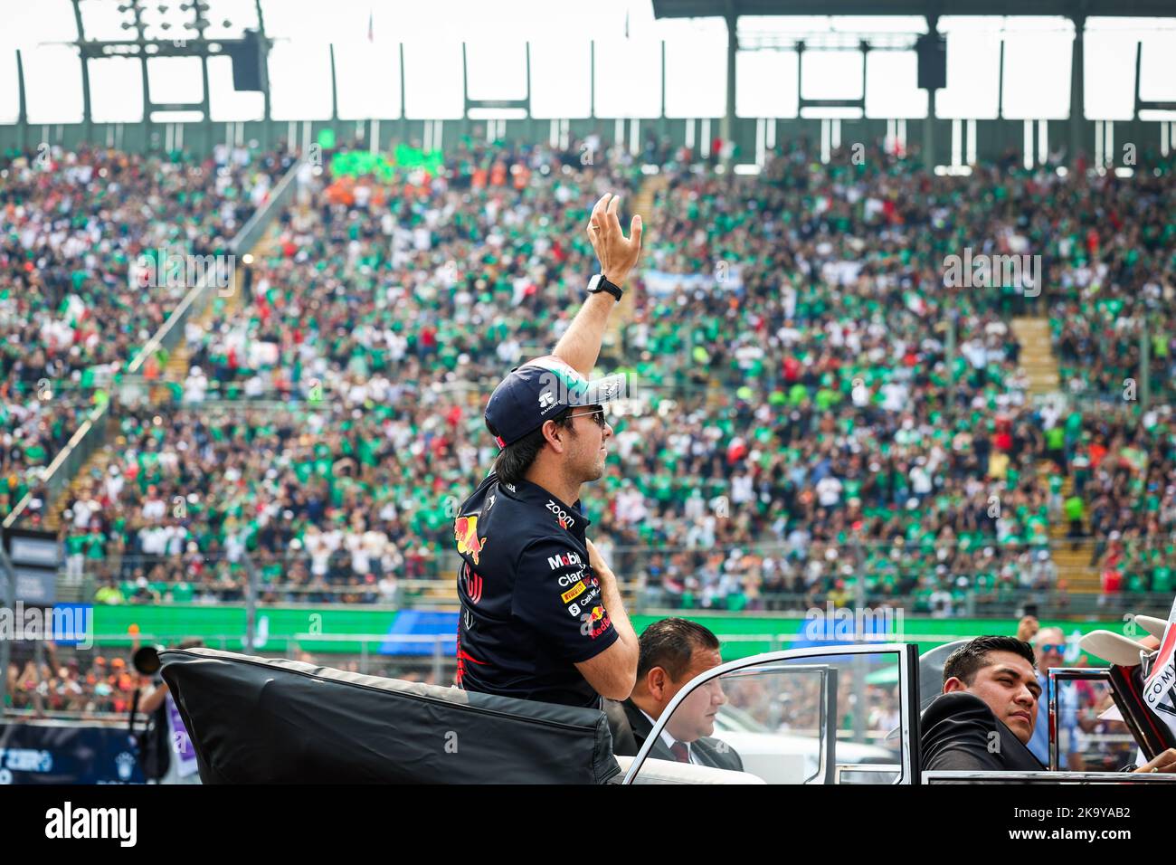PEREZ Sergio (mex), Red Bull Racing RB18, portrait during the Formula 1 ...