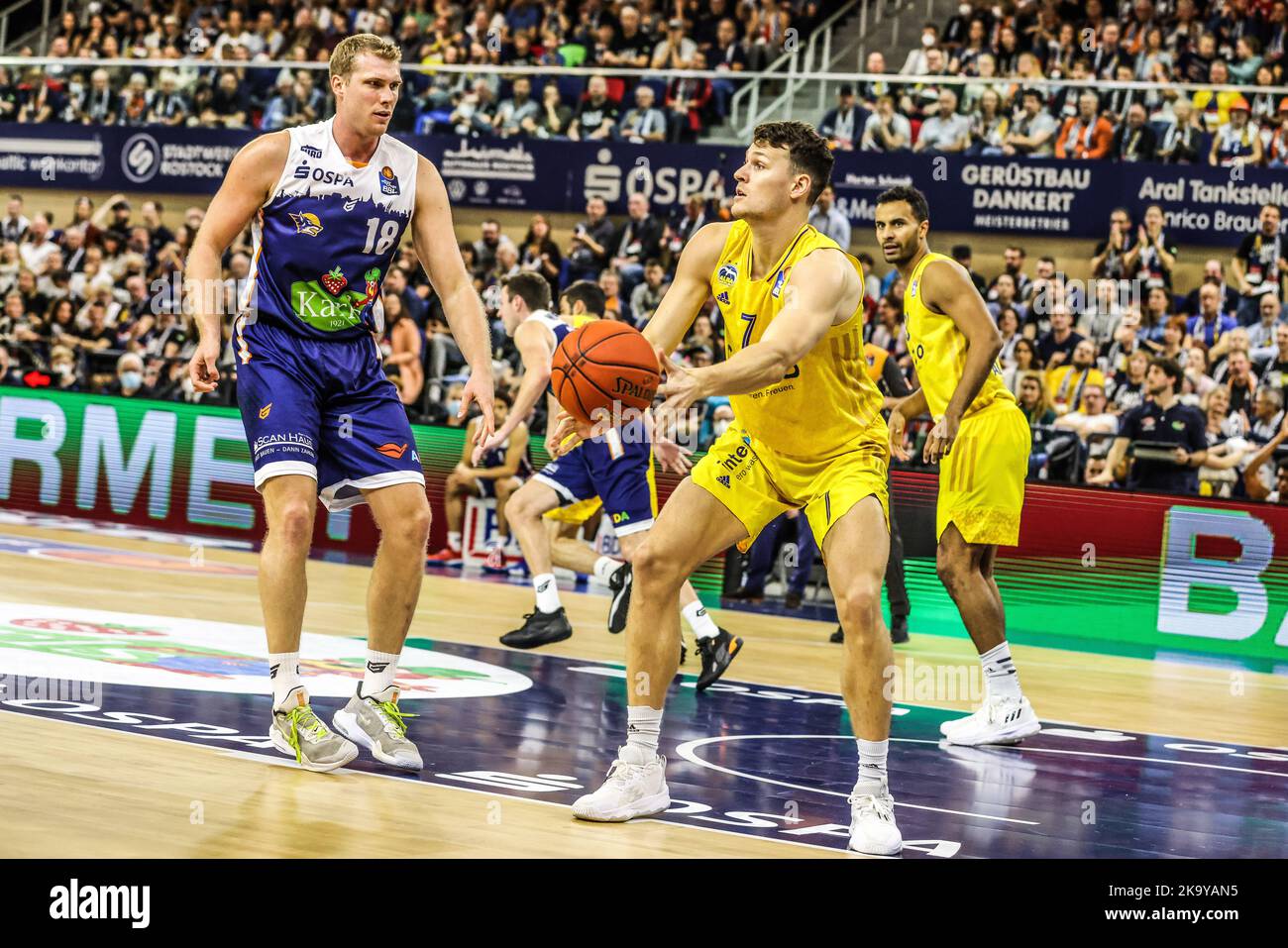 Rostock, Germany. 30th Oct, 2022. Basketball: Bundesliga, Rostock ...