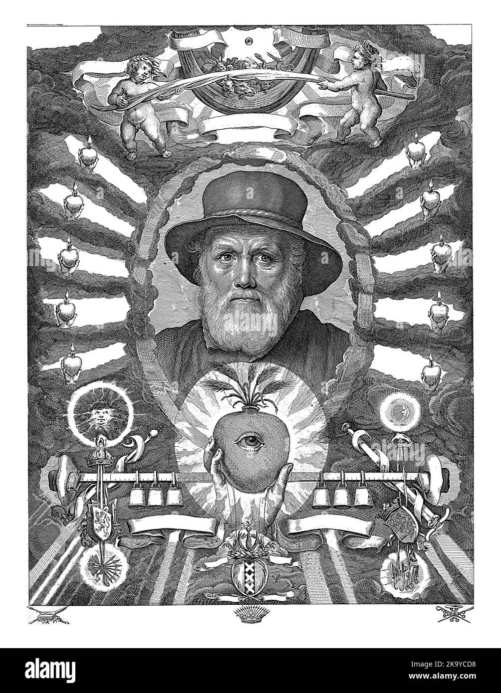 Bible translator painting Cut Out Stock Images & Pictures - Alamy