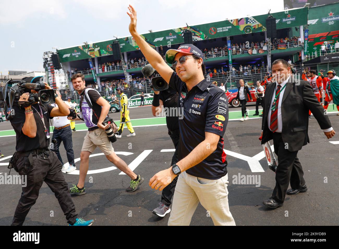 PEREZ Sergio (mex), Red Bull Racing RB18, portrait during the Formula 1 ...