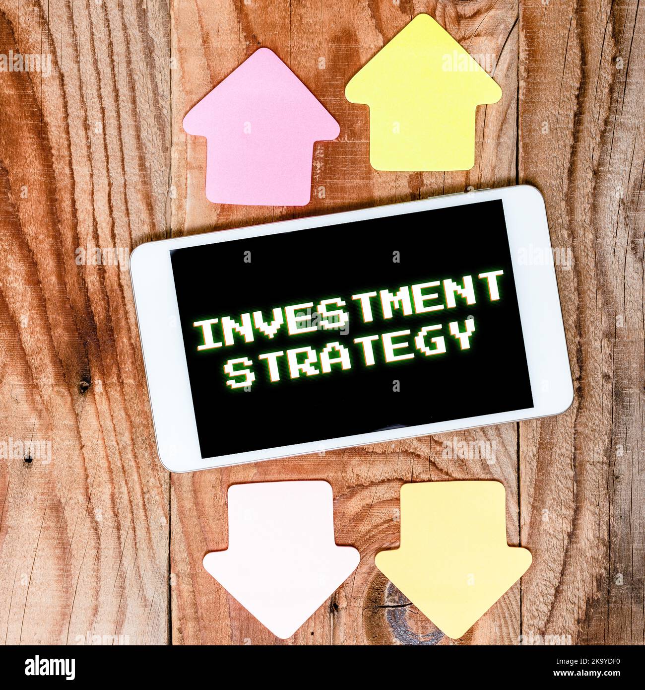 Text sign showing Investment Strategy. Business concept Unite and Join ...