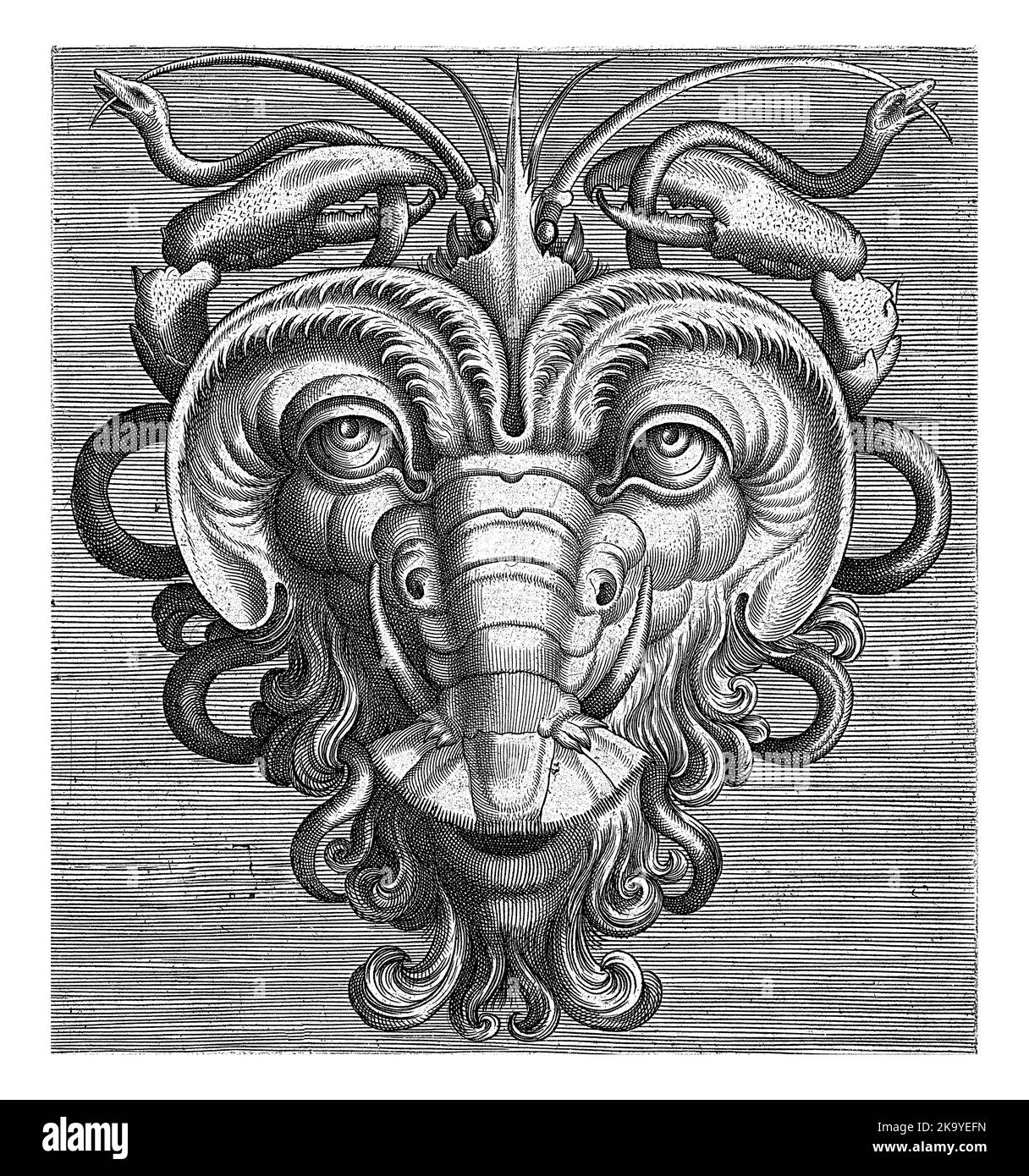 Shaded background. One of 14 sheets from a series of 18 entitled ...