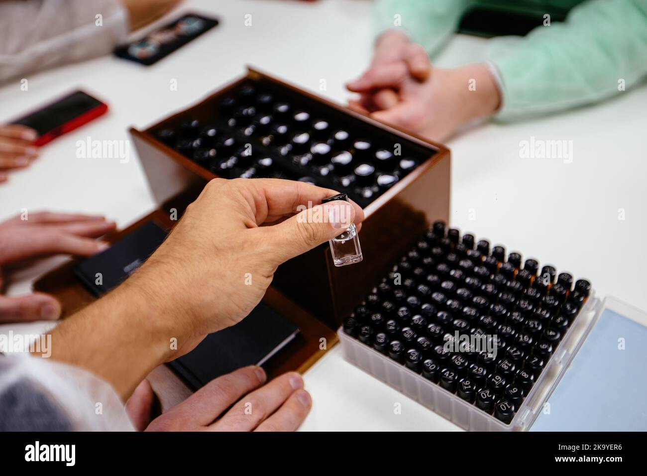 Laboratory analysis oil samples hi-res stock photography and images - Alamy