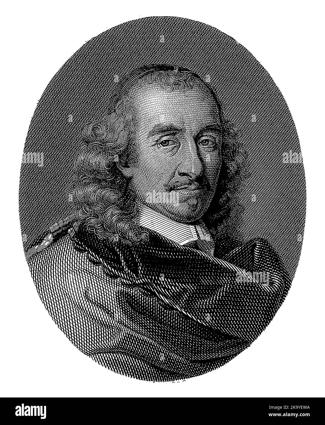 Portrait of the Playwright Pierre Corneille, Benoit Taurel, 1829 Stock ...