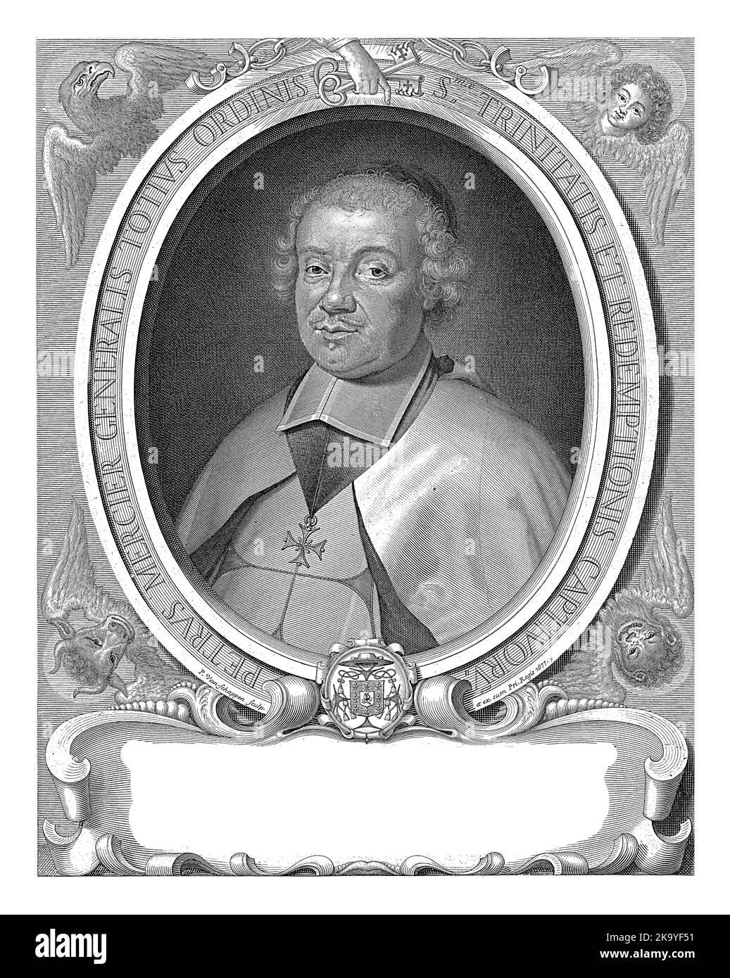 Portrait of Petrus Mercier, Master General of the Order of the ...