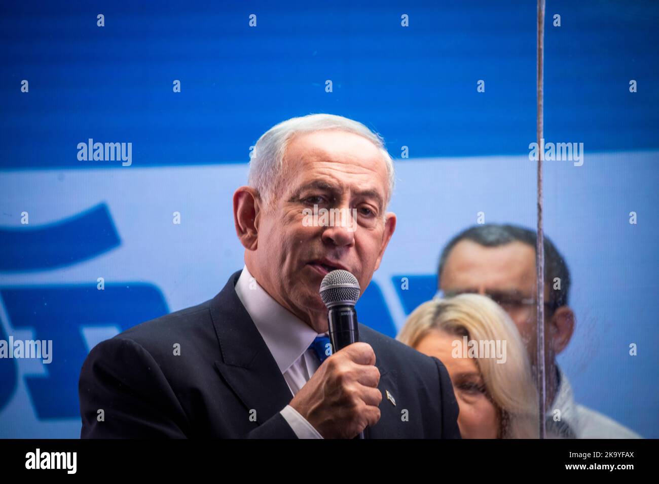 Or Yehuda, Israel. 30th Oct, 2022. Likud party leader and former ...