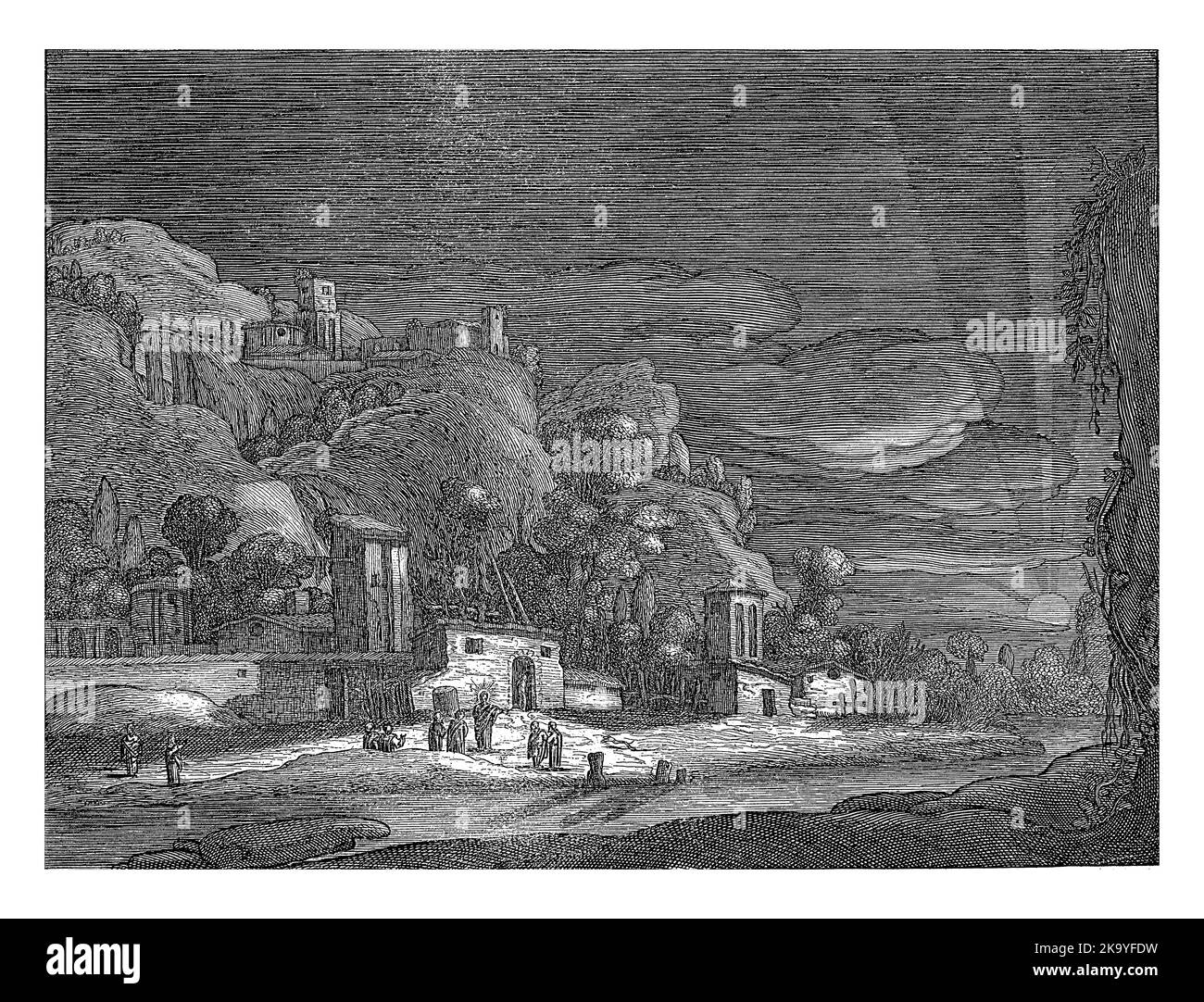 View of Bethany, Nicolaes Lastman, 1654 View of the village of Bethany ...