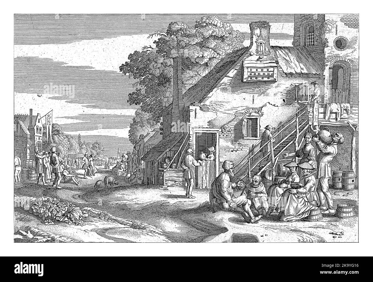 Dancing in front village hi-res stock photography and images - Alamy