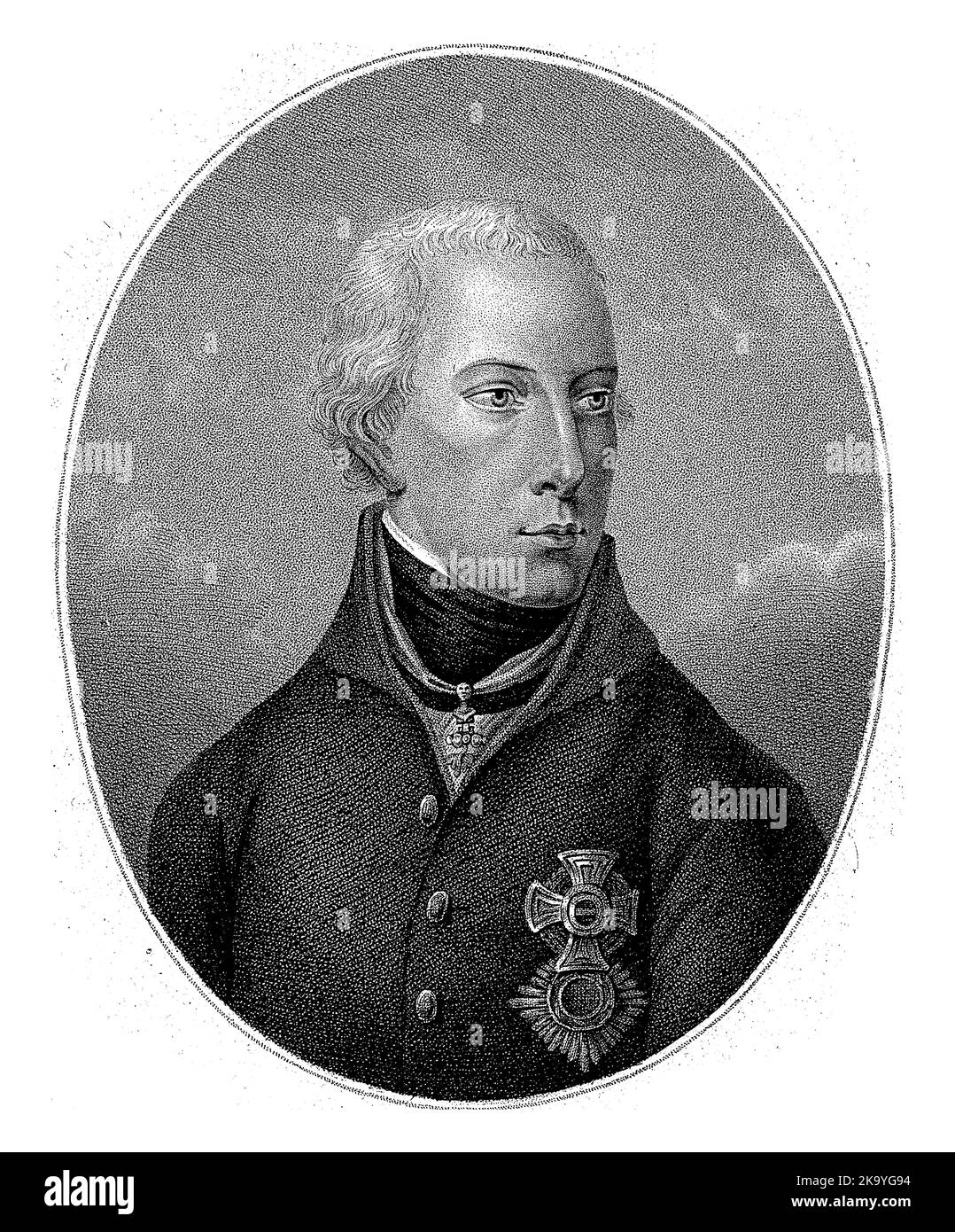 Portrait of Francis II Josef Karel (Roman-German Emperor), Willem van ...