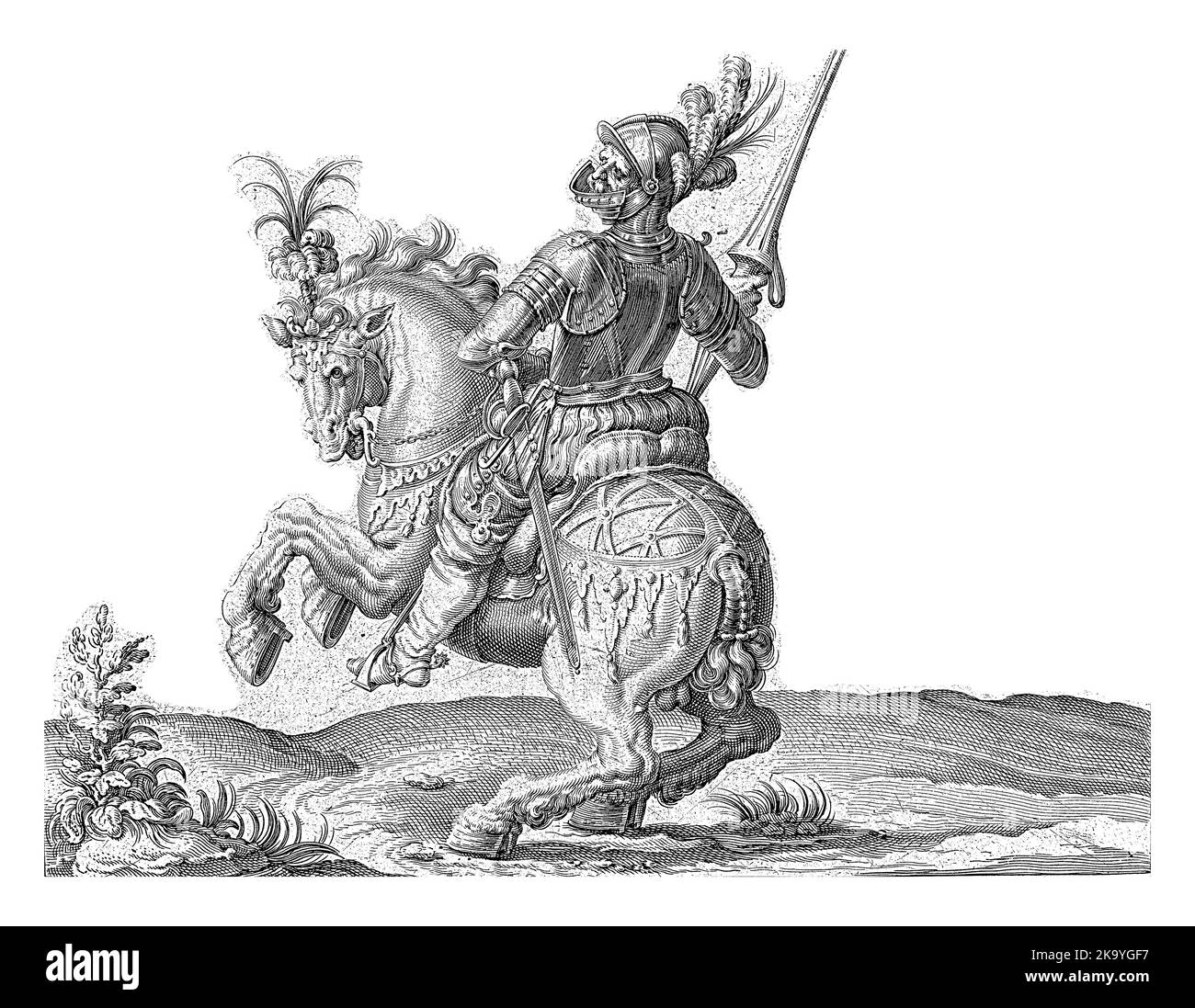 Man horse in open Black and White Stock Photos & Images - Alamy