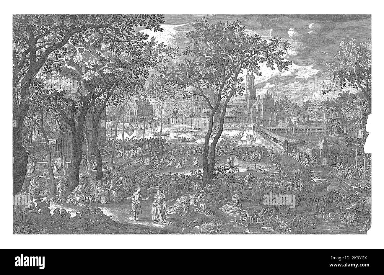 Castle in the trees Cut Out Stock Images & Pictures - Alamy