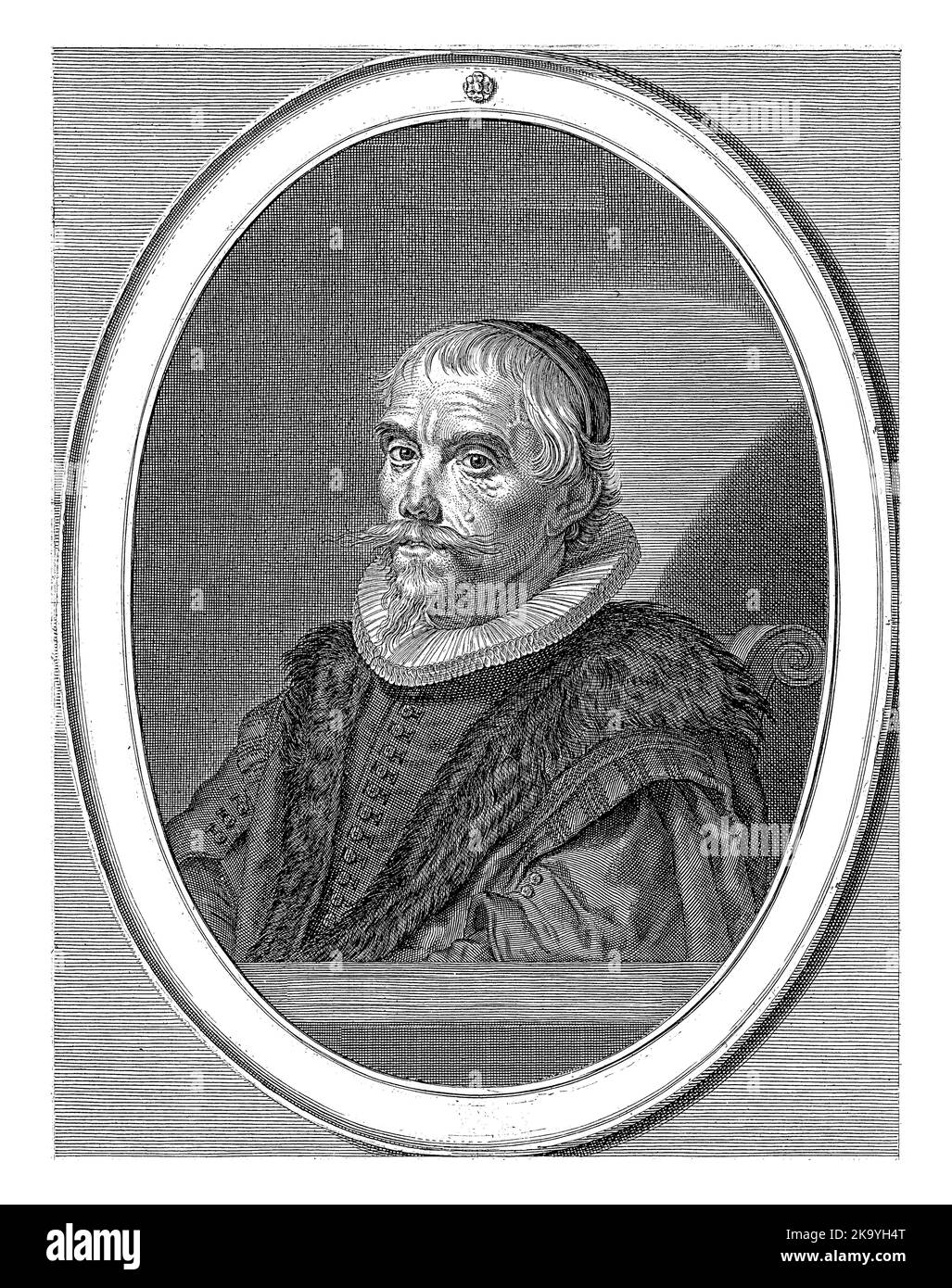 Portrait of the Amsterdam theologian Jacobus Laurentius Stock Photo - Alamy