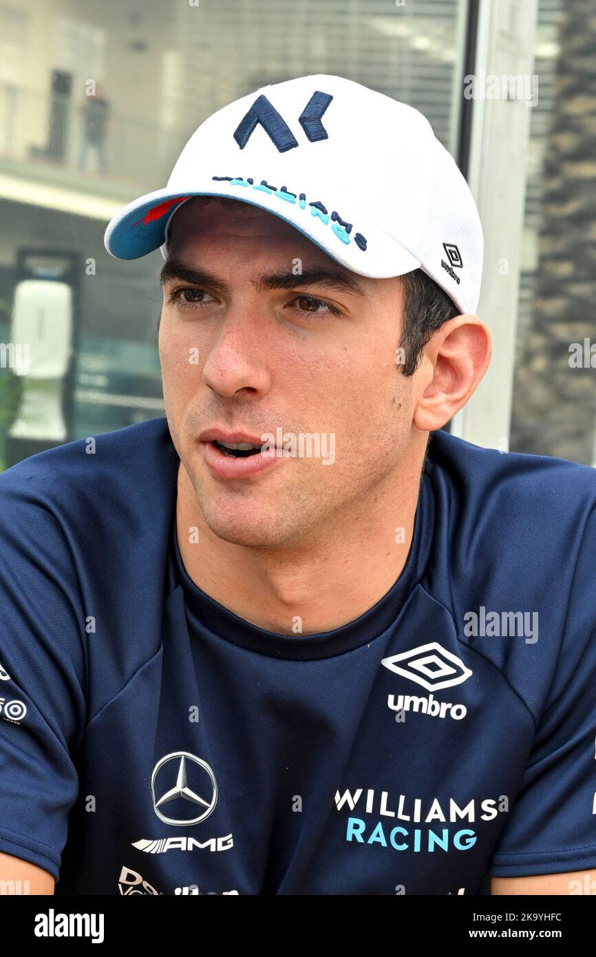 Mexico City, Mexico. 27th Oct, 2022. #6 Nicholas Latifi (CAN, Williams ...