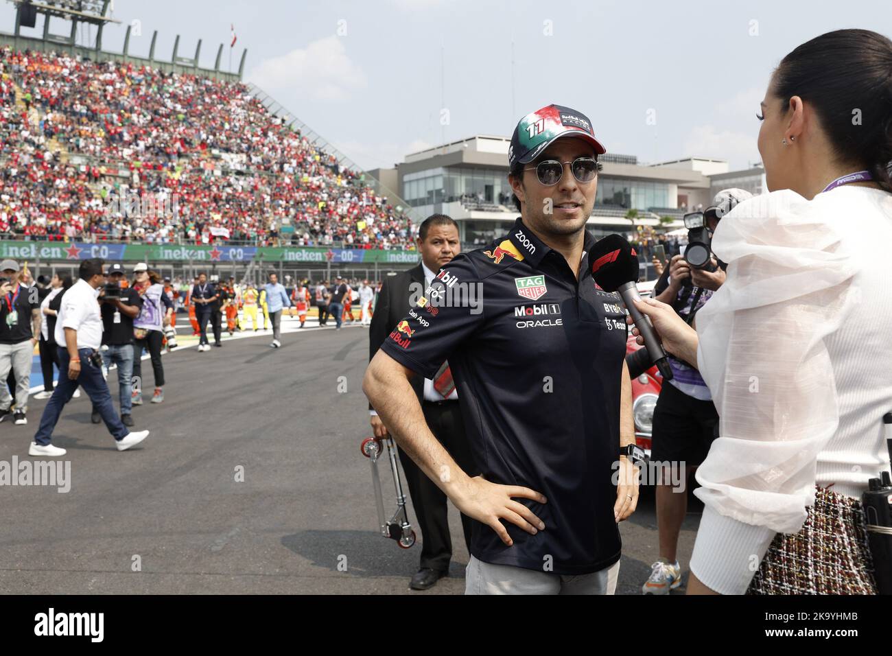 PEREZ Sergio (mex), Red Bull Racing RB18, portrait during the Formula 1 ...