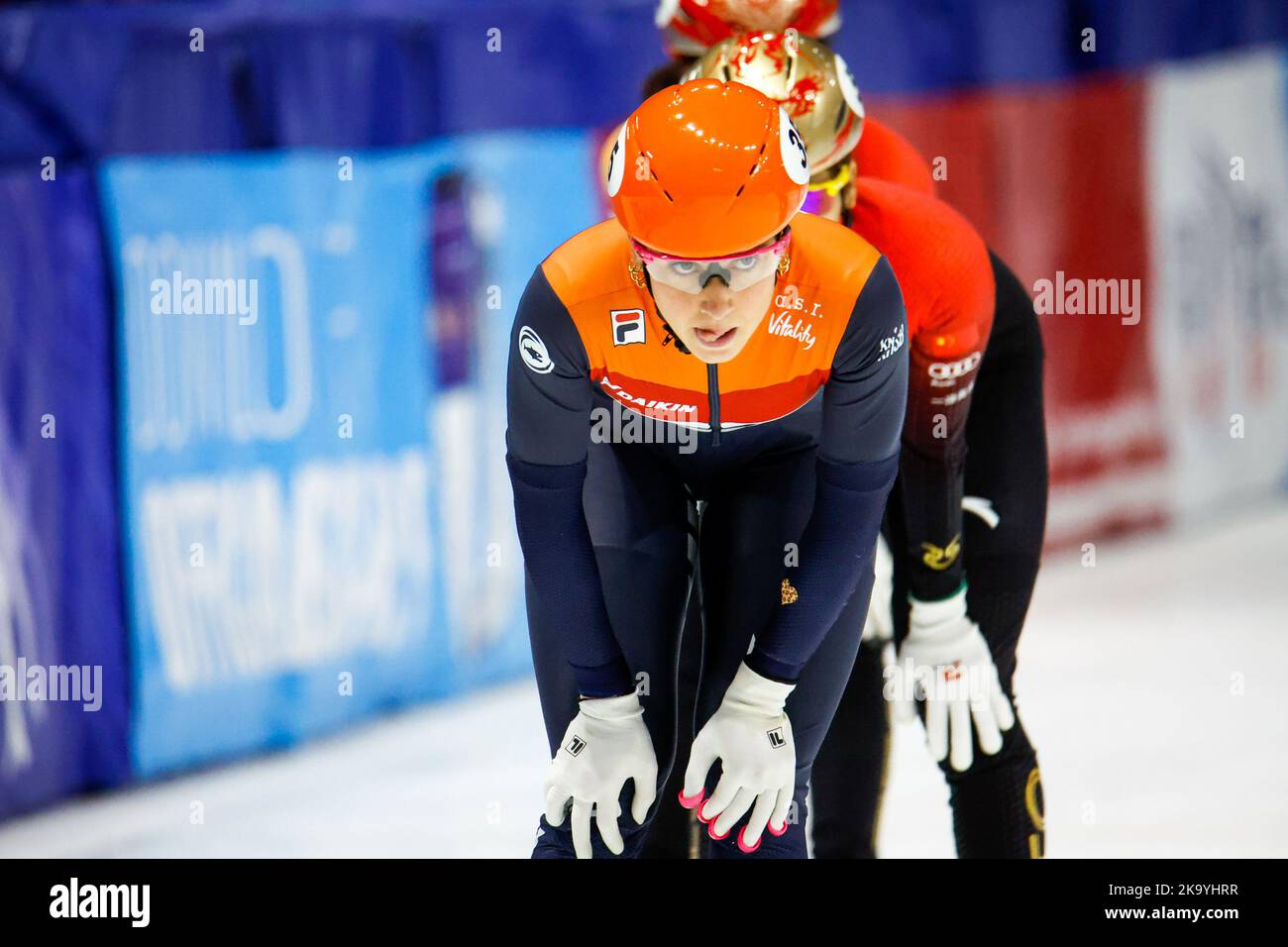 MONTREAL, CANADA - OCTOBER 30: Suzanne Schulting of The Netherlands ...