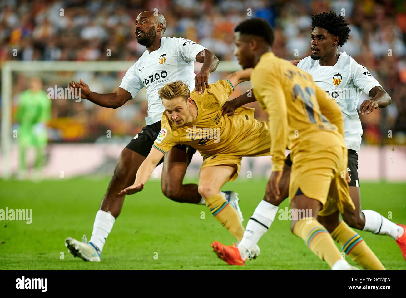 Valencia, Spain. 29th Oct, 2022. Thierry Correia of Valencia CF and ...