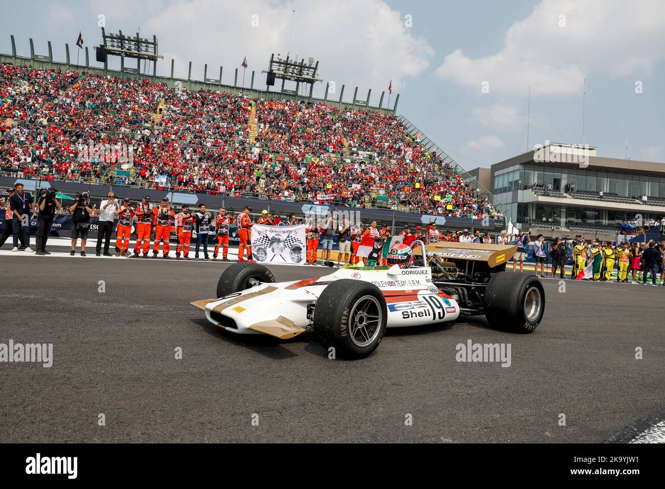 Mexico City, Mexico. 30th Oct, 2022. BRM P153 of Pedro Rodriguez, F1 ...