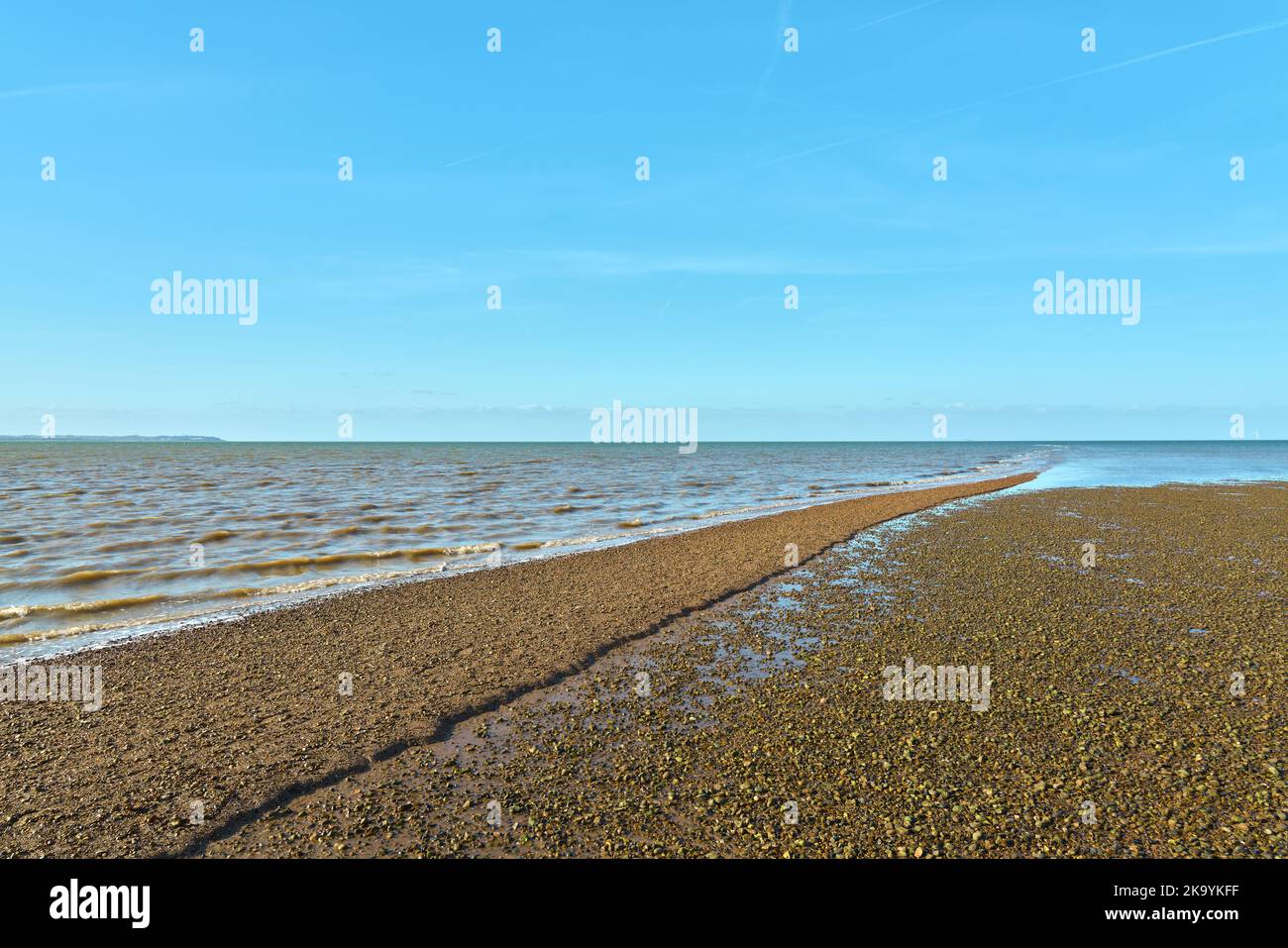 The Street in Whitstable is a stretch of sand and shingle only seen at ...
