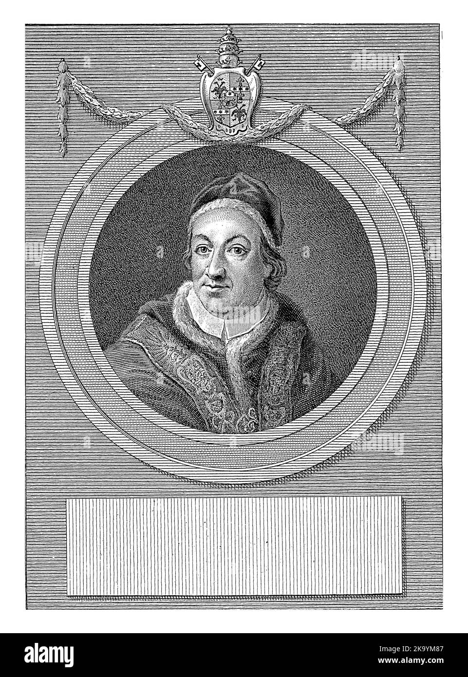 Portrait of Pope Pius VI, Reinier Vinkeles (I), after anonymous, 1775 ...