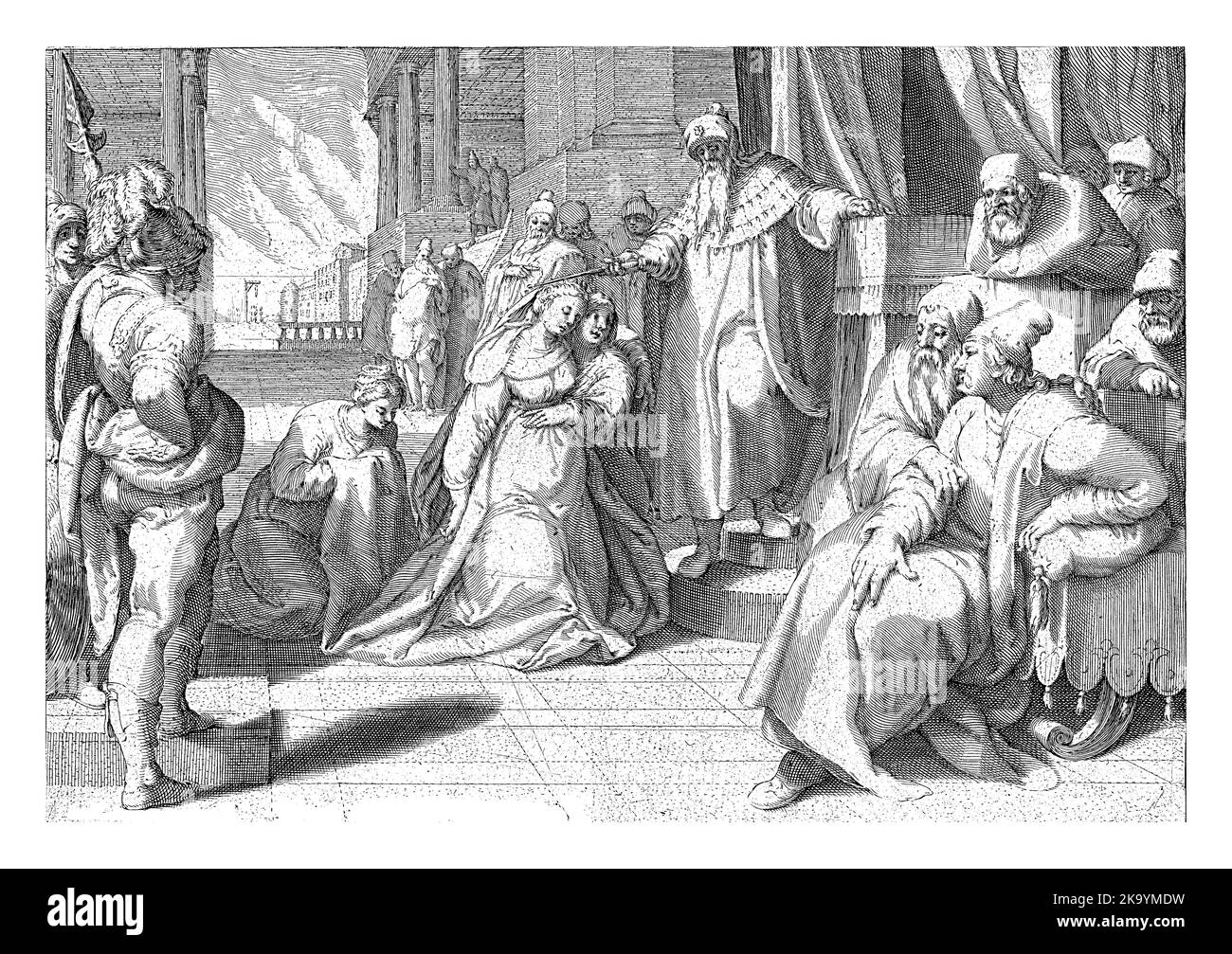 Persian king ahasuerus Black and White Stock Photos & Images - Alamy