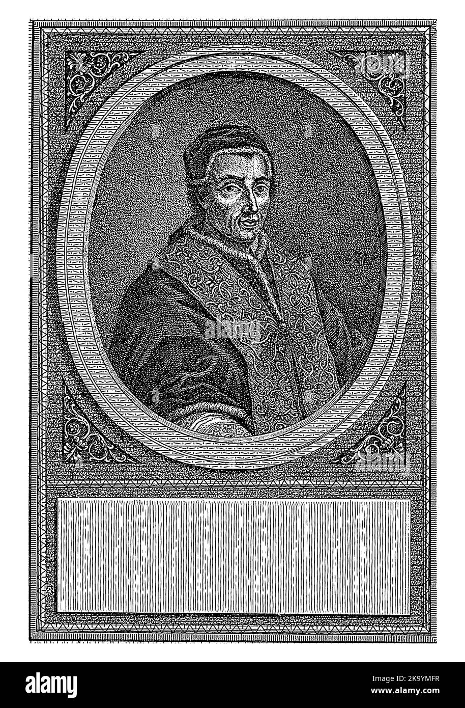 Portrait of Pius VII, Theodor Vincenz Poll, 1800 Stock Photo - Alamy