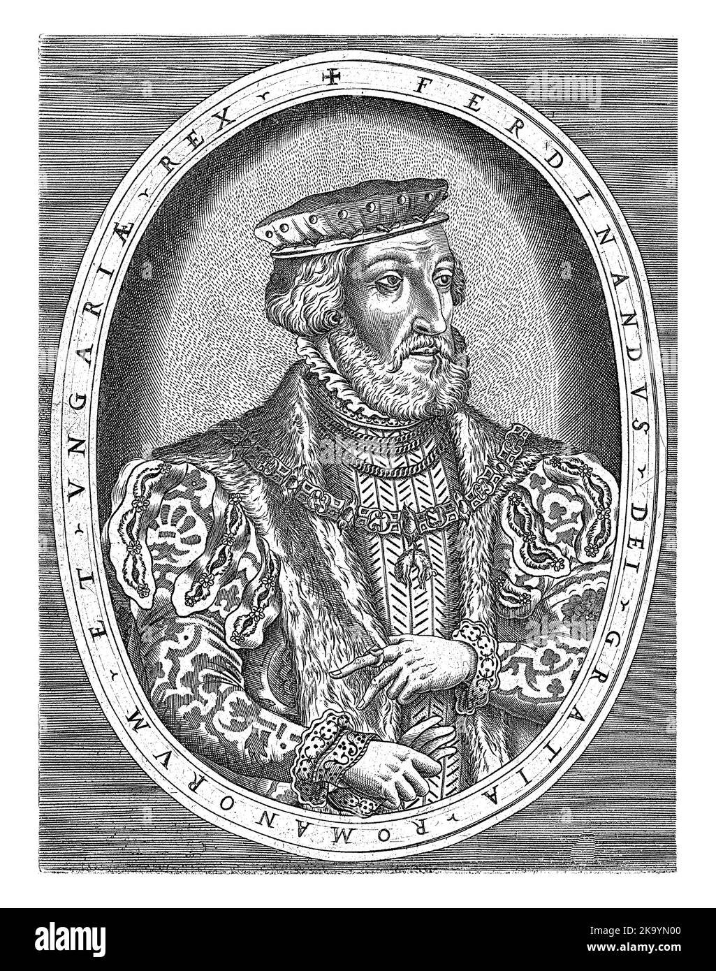 Half-length portrait to the right of Ferdinand I of Habsburg, German ...