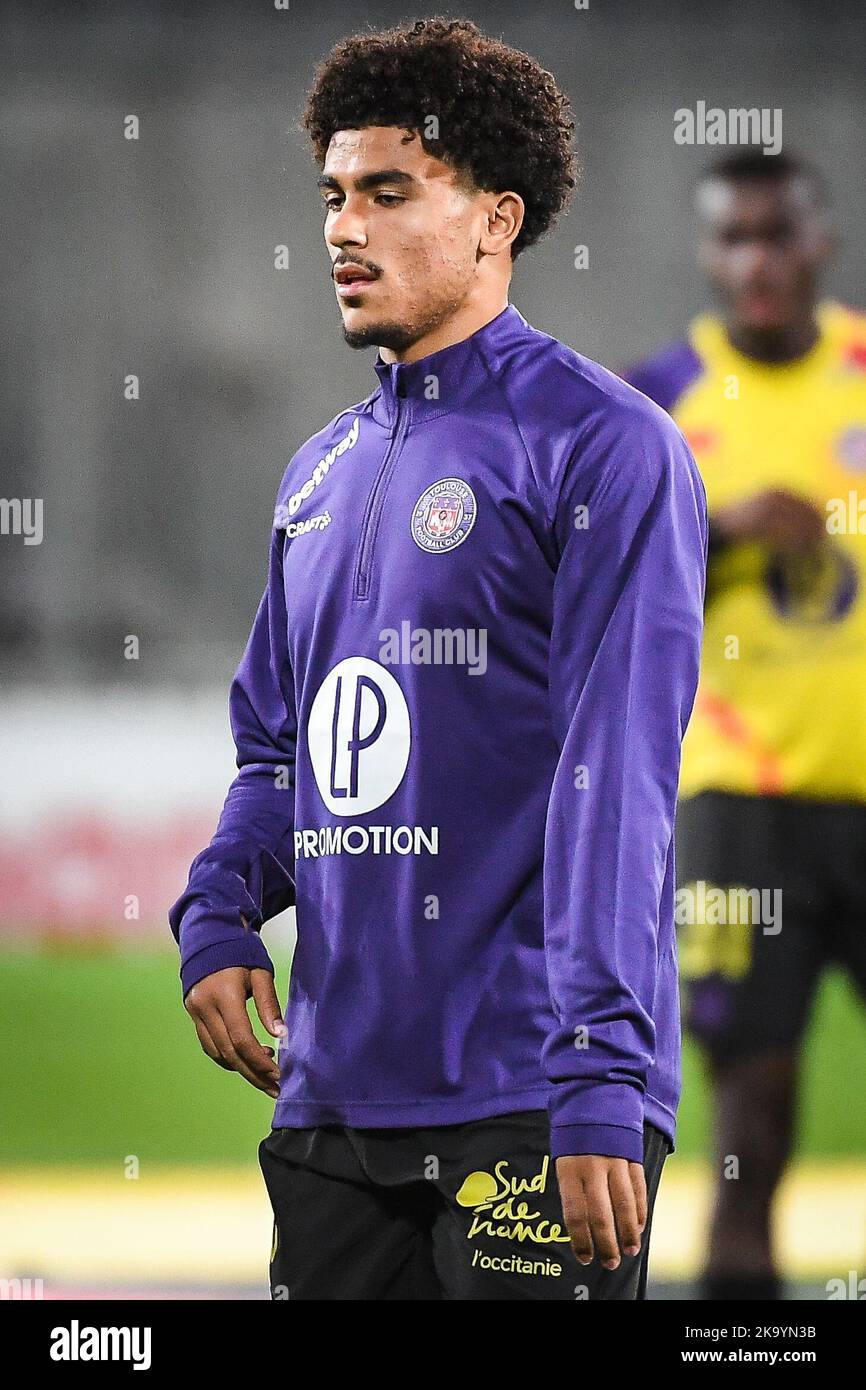 Zakaria ABOUKHLAL of Toulouse during the French championship Ligue 1 ...