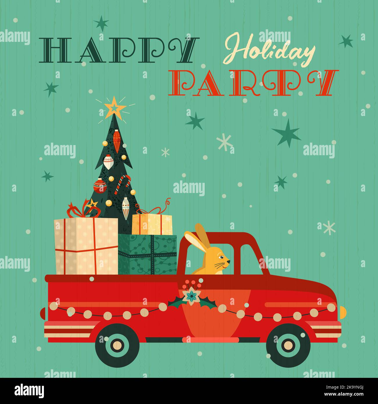 Fancy Holiday party celebration vector poster Stock Vector Image & Art ...