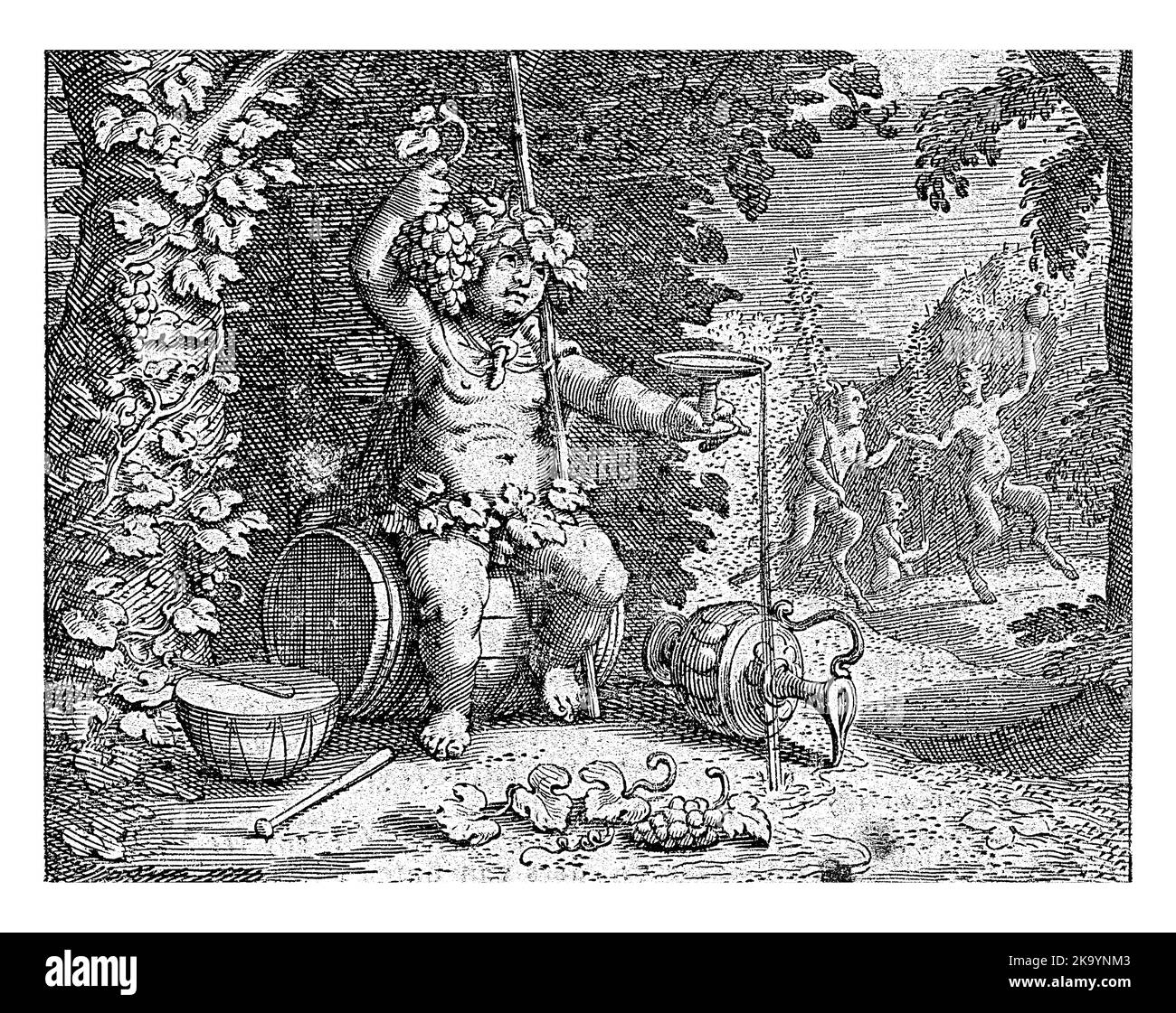 Bacchus surrounded Cut Out Stock Images & Pictures - Alamy