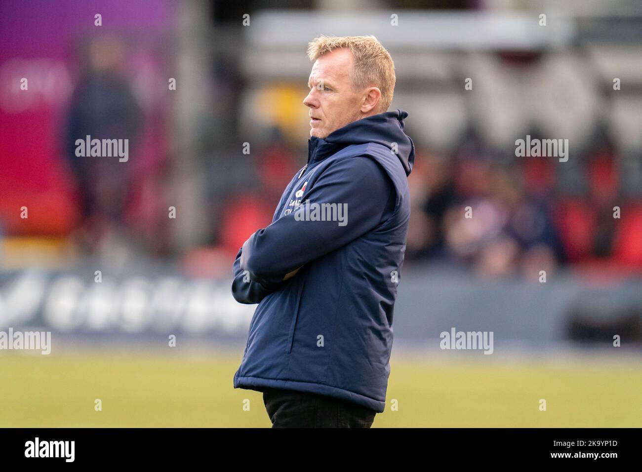 Mark McCall Saracens Director of Rugby during the Gallagher Premiership ...